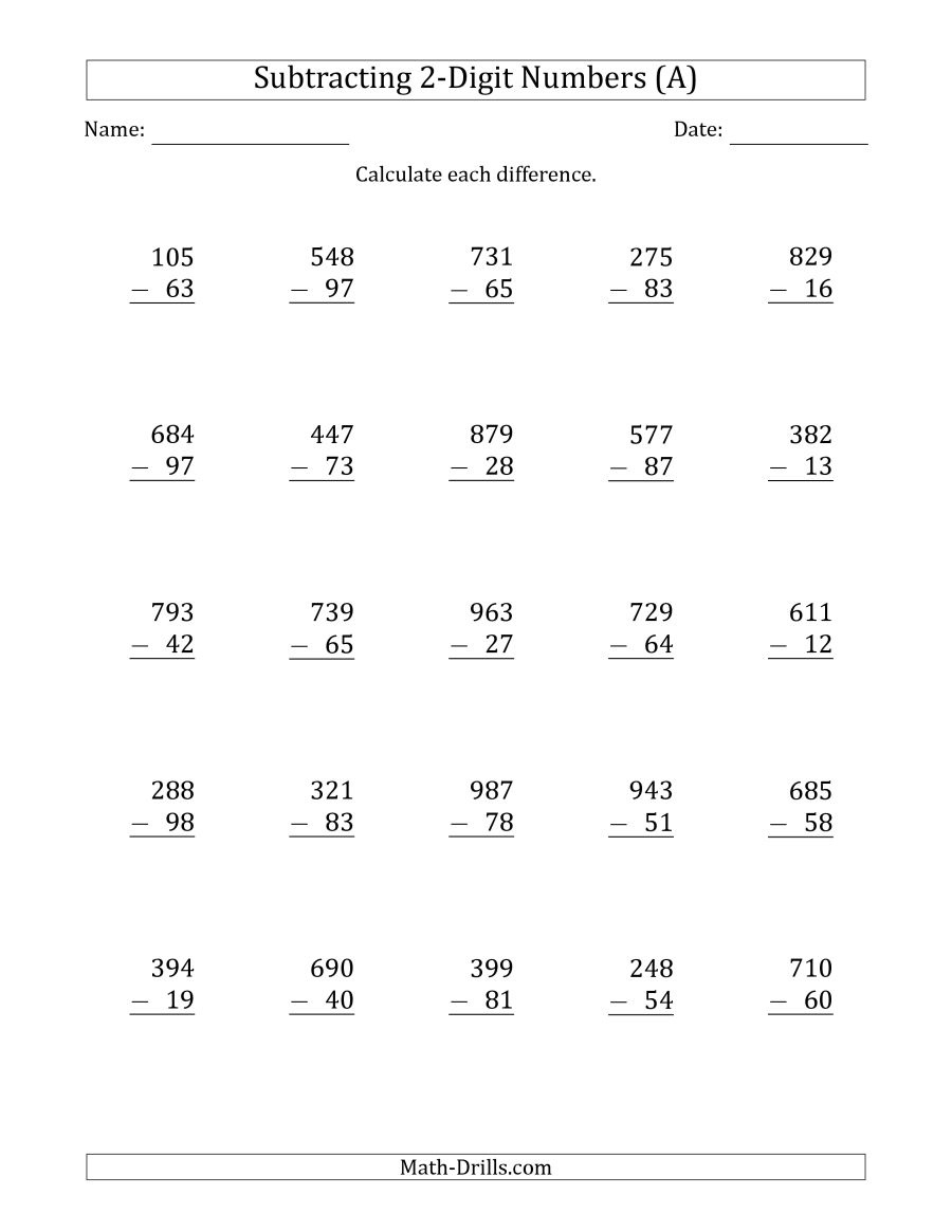3 Digit Subtraction With Regrouping Coloring Sheet Subtraction With 