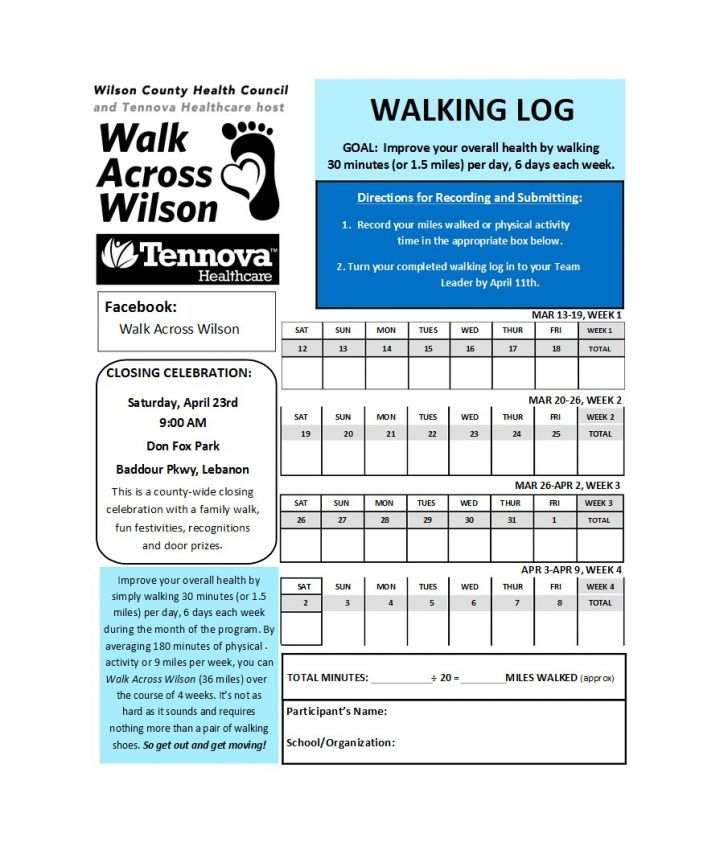 49 Handy Running Log Templates (+Walking Charts) ᐅ Template Lab - Free ...