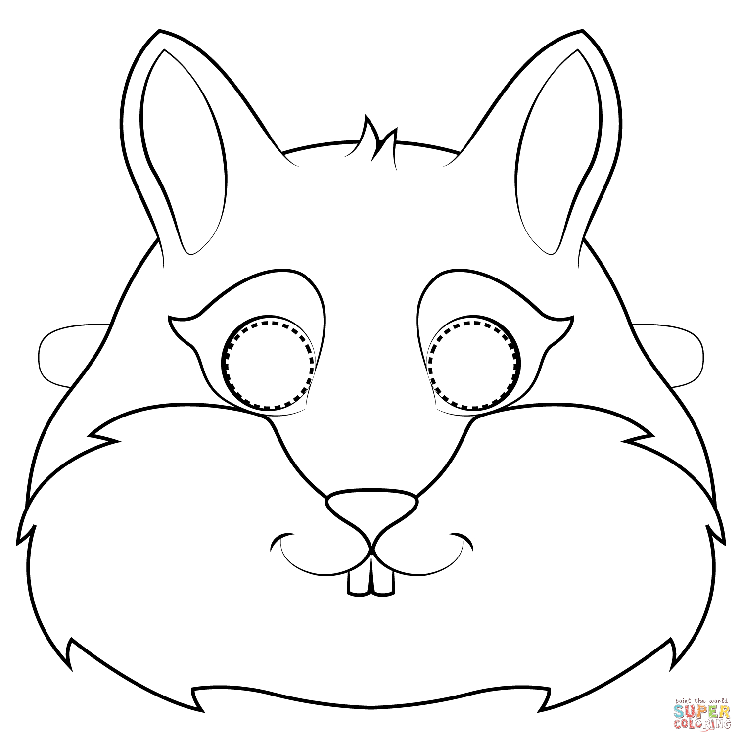 Squirrel Mask Coloring Page Free Printable Coloring Pages Free 