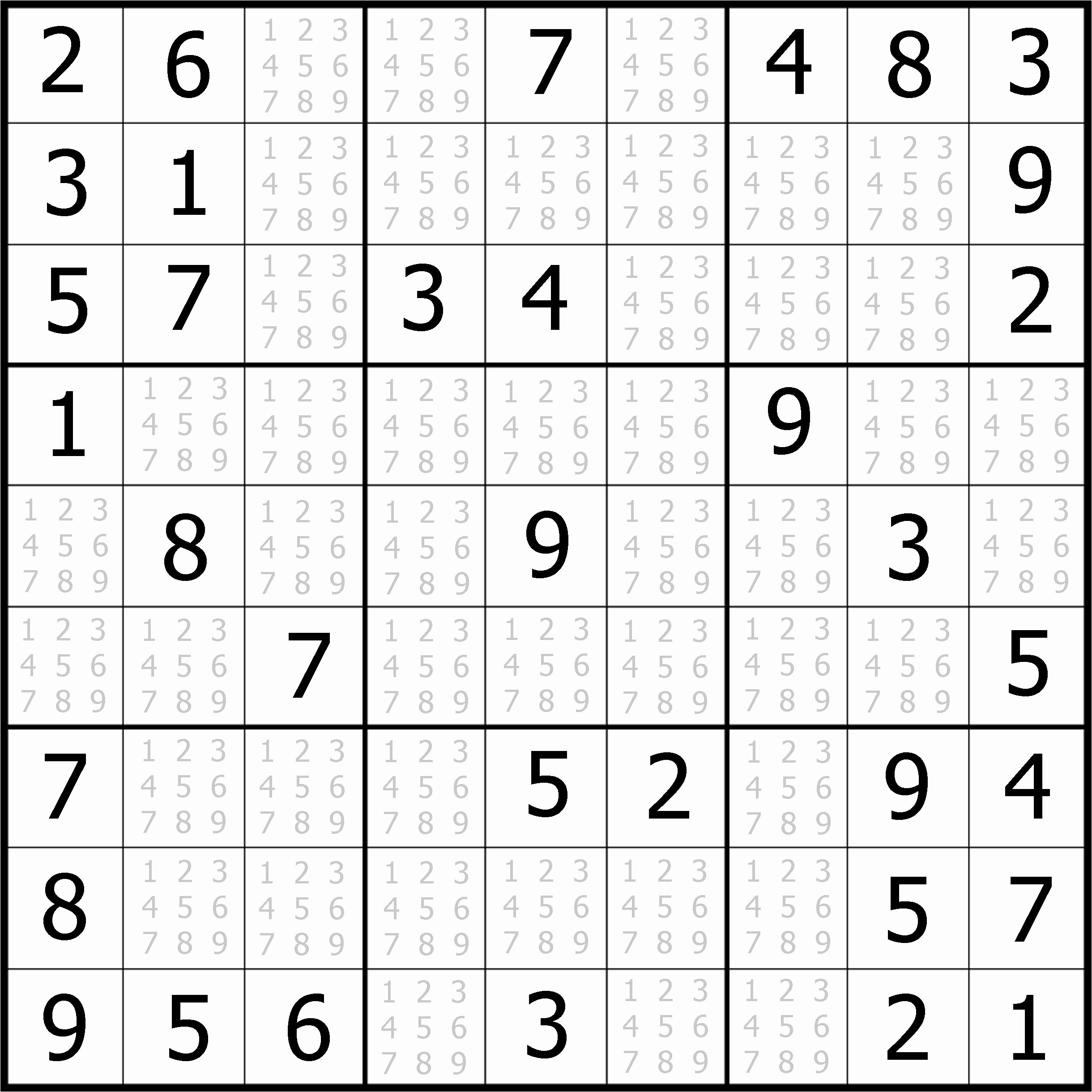 Easy Sudoku Puzzles To Print Free Download Featured Sudoku Puzzle To