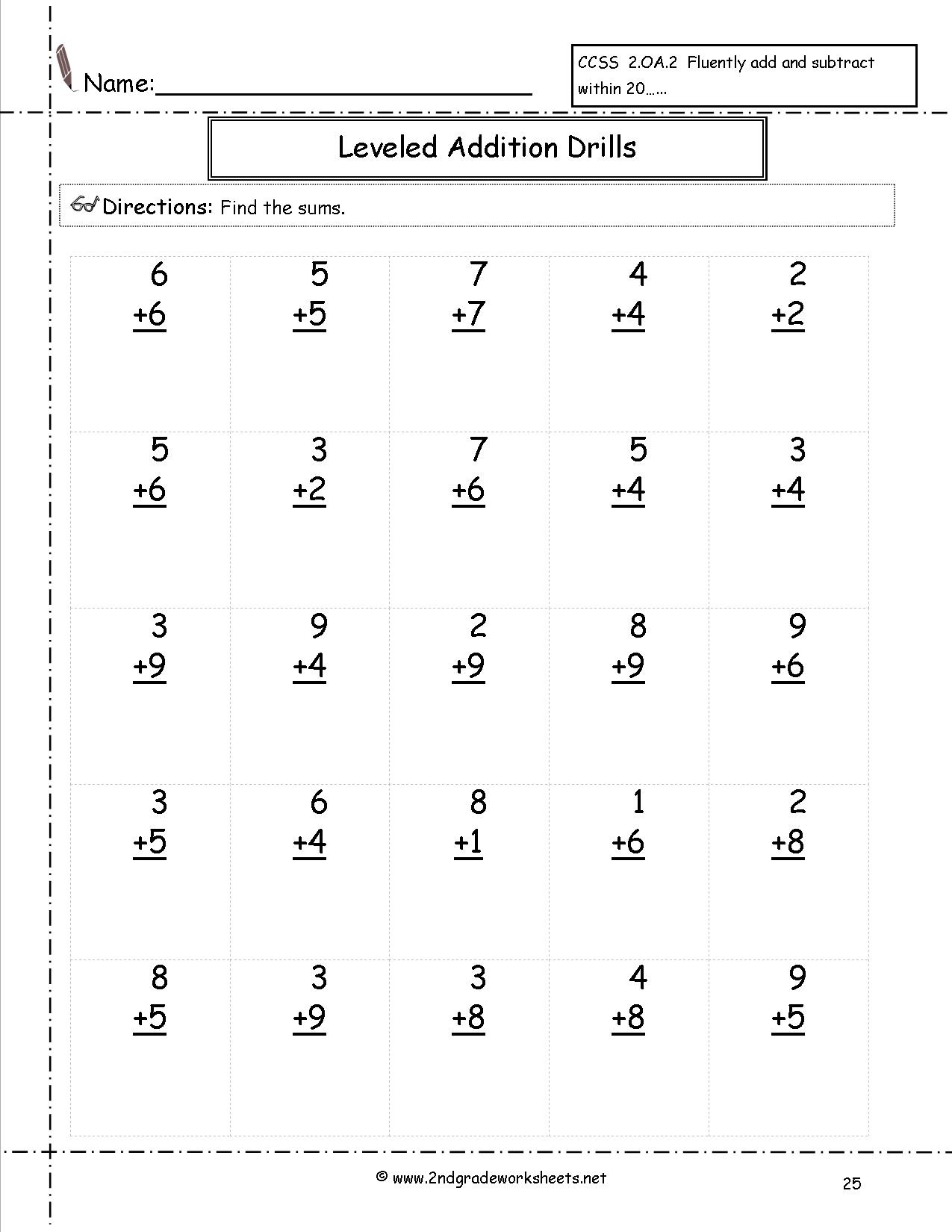 Free Printable Activity Sheets For 2Nd Grade Free Printable