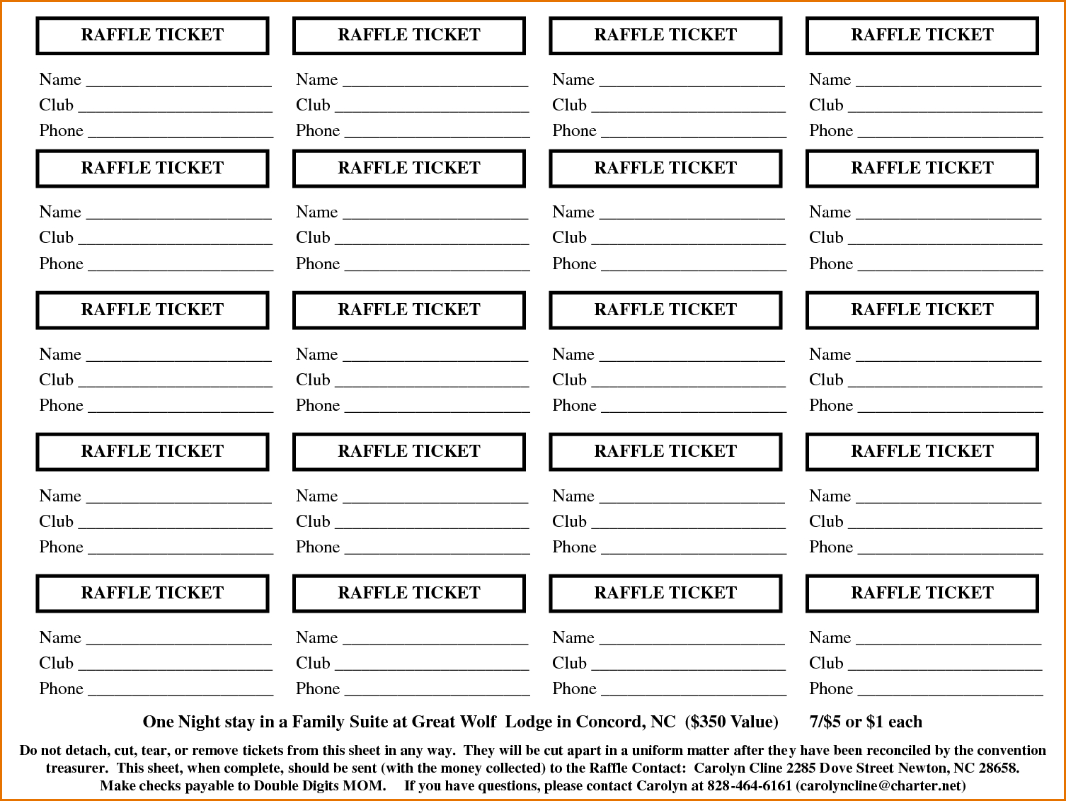 Make Your Own Tickets Free Printable Free Printable