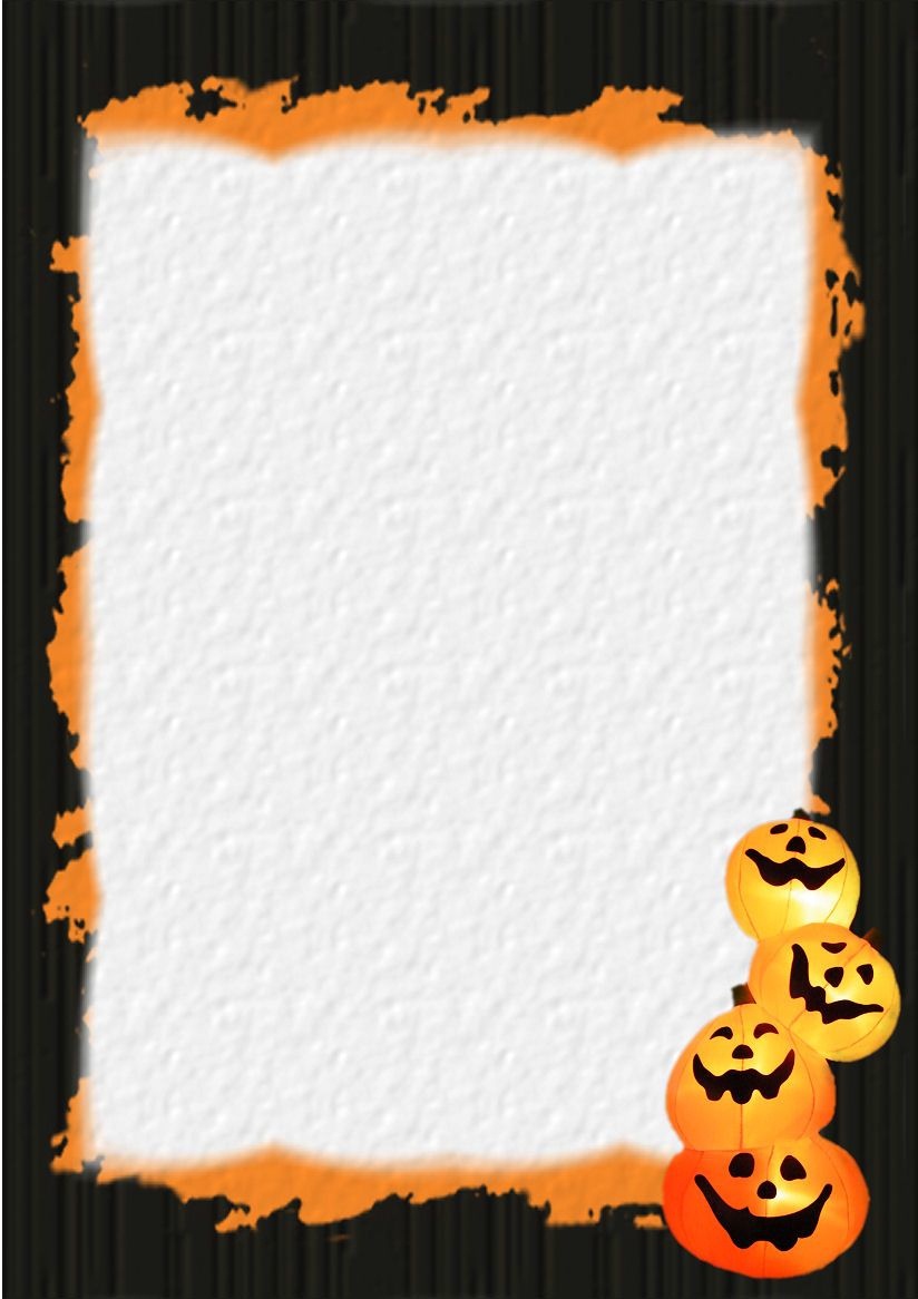 Free Printable Halloween Stationery Borders Printable Templates