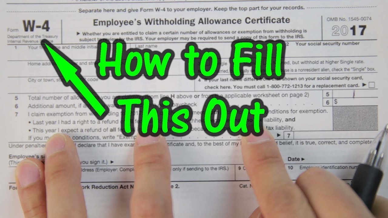 Free Printable W 4 Form Free Printable