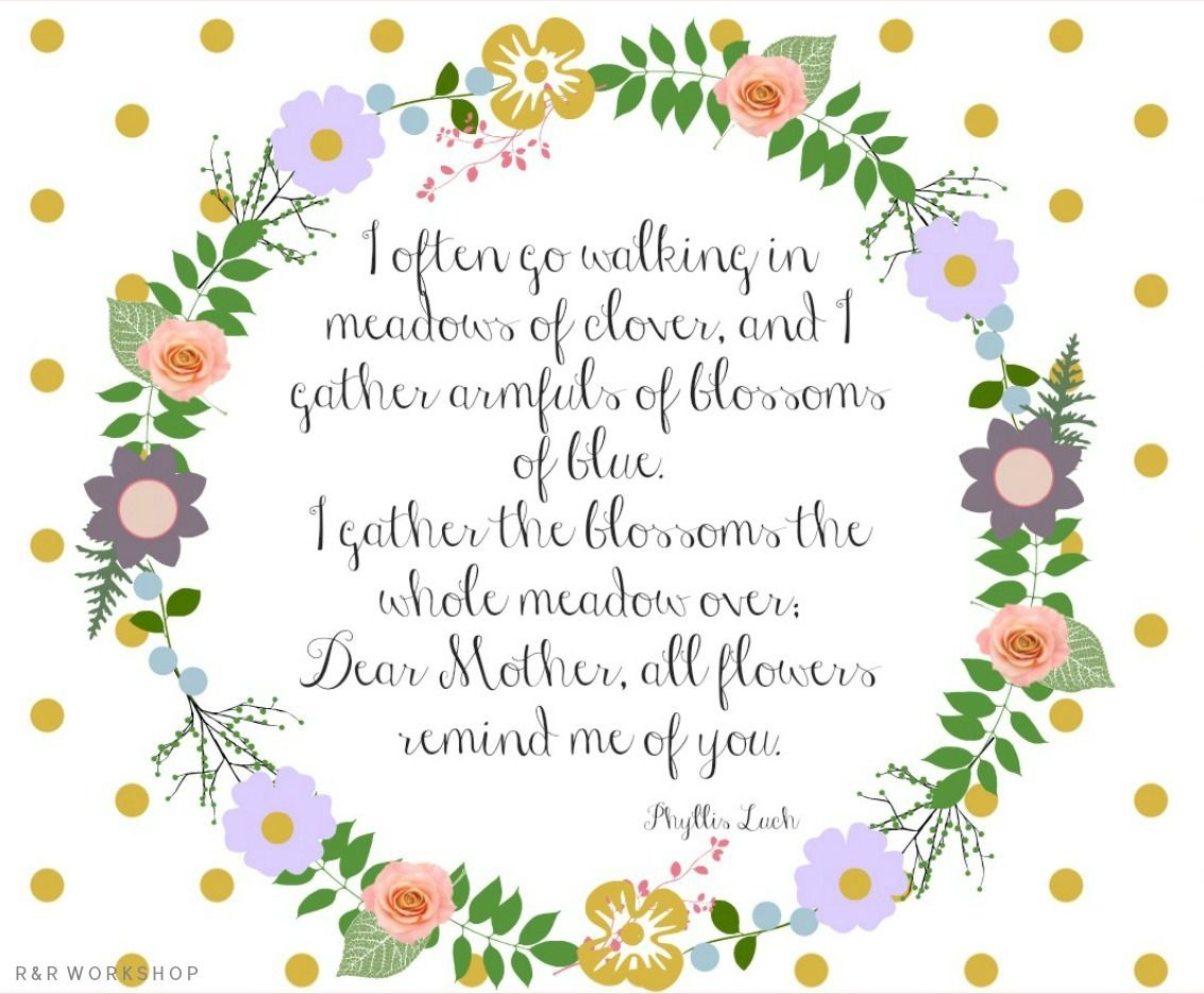 Mother s Day Printable Mothers Day Poems