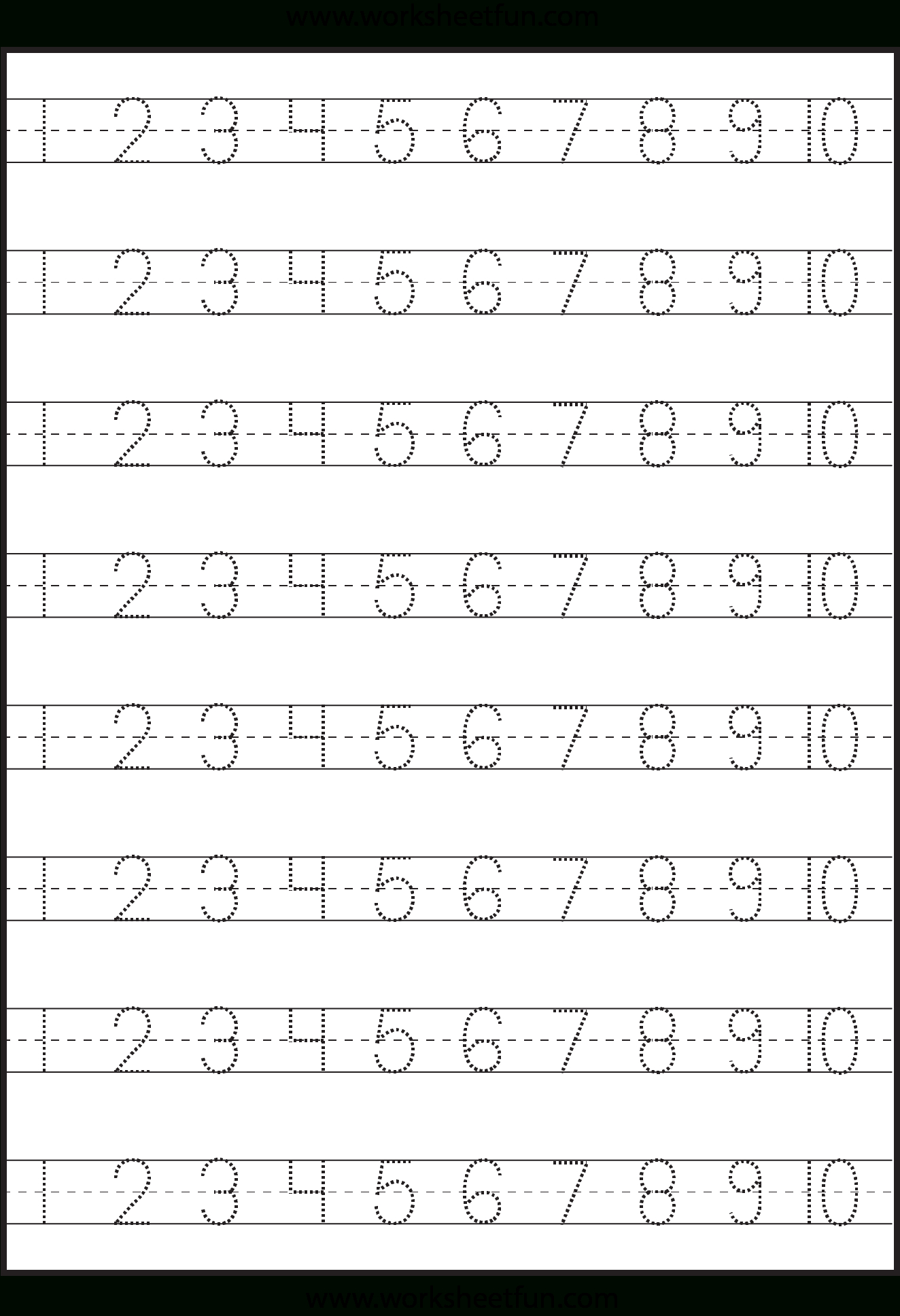 Free Printable Tracing Numbers 1 20 Worksheets Free Printable