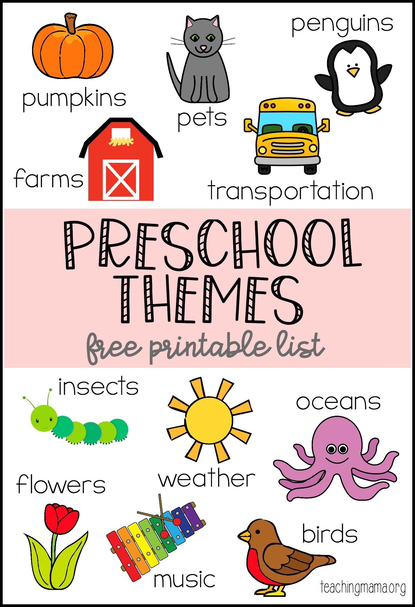 Free Printable Picture Schedule For Preschool Free Printable
