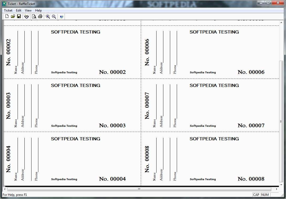 Free Printable Raffle Ticket Template Download Free Free Ticket 