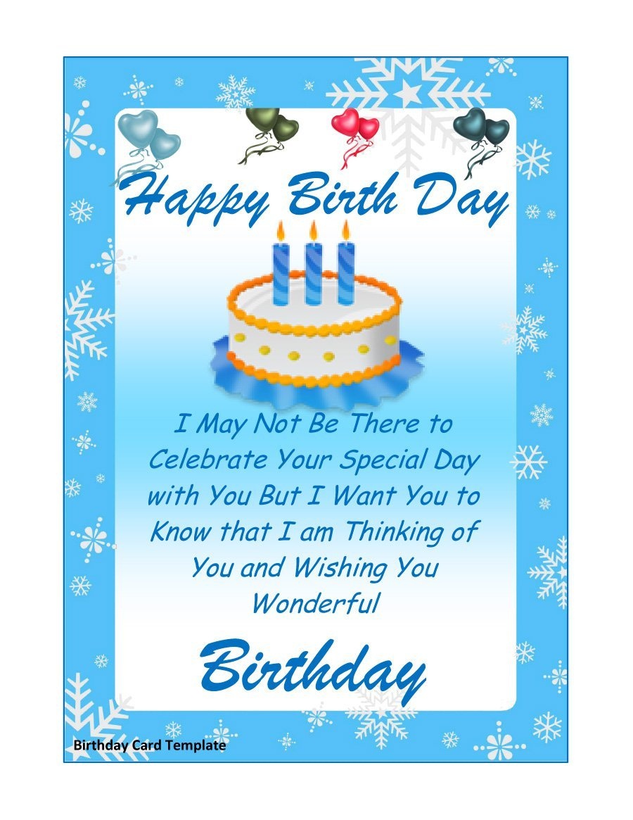 Make Your Own Printable Birthday Card Online For Free Printable Templates