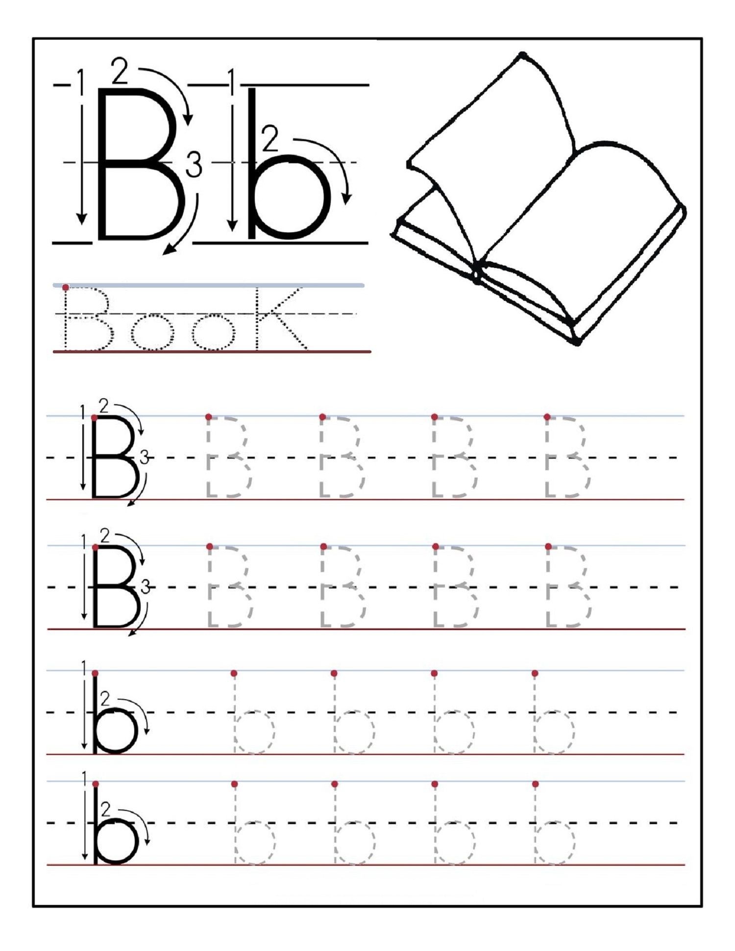 Printable Alphabet Tracing Worksheets Free Printable Alphabet Worksheets