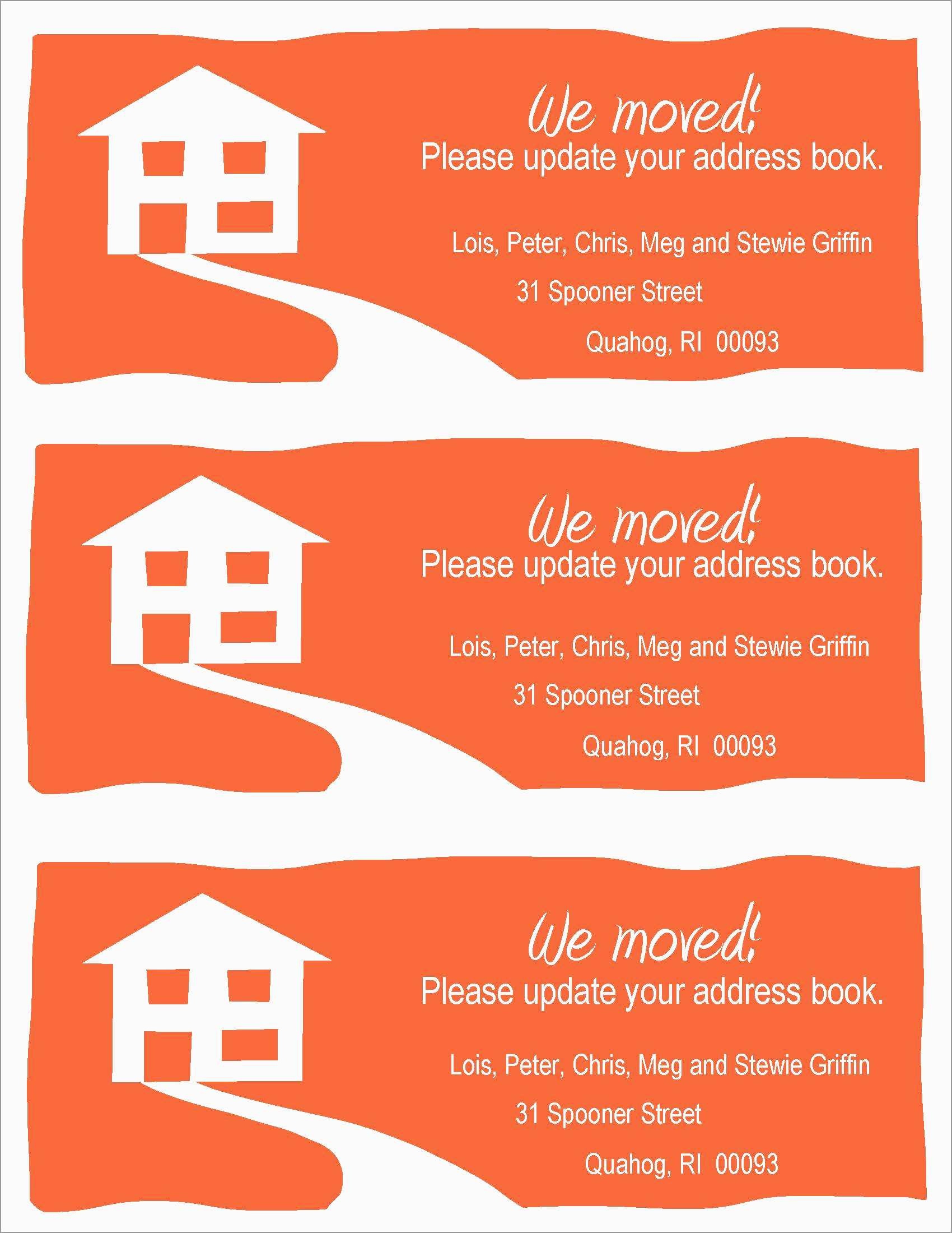 Free Printable Moving Announcement Templates Free Printable