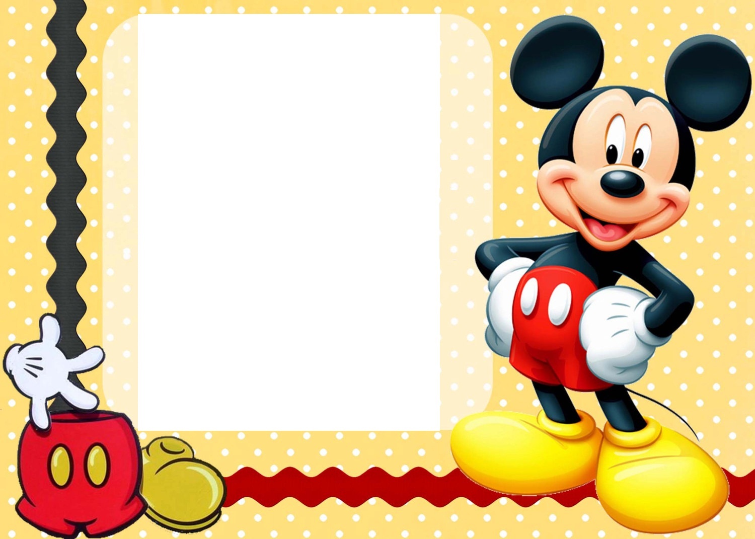 Free Printable Mickey Mouse Birthday Invitations Free Printable