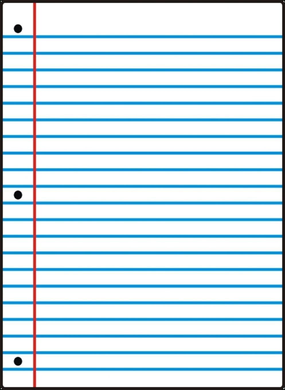 Printable Notebook Paper Wide Ruled Printable Templates