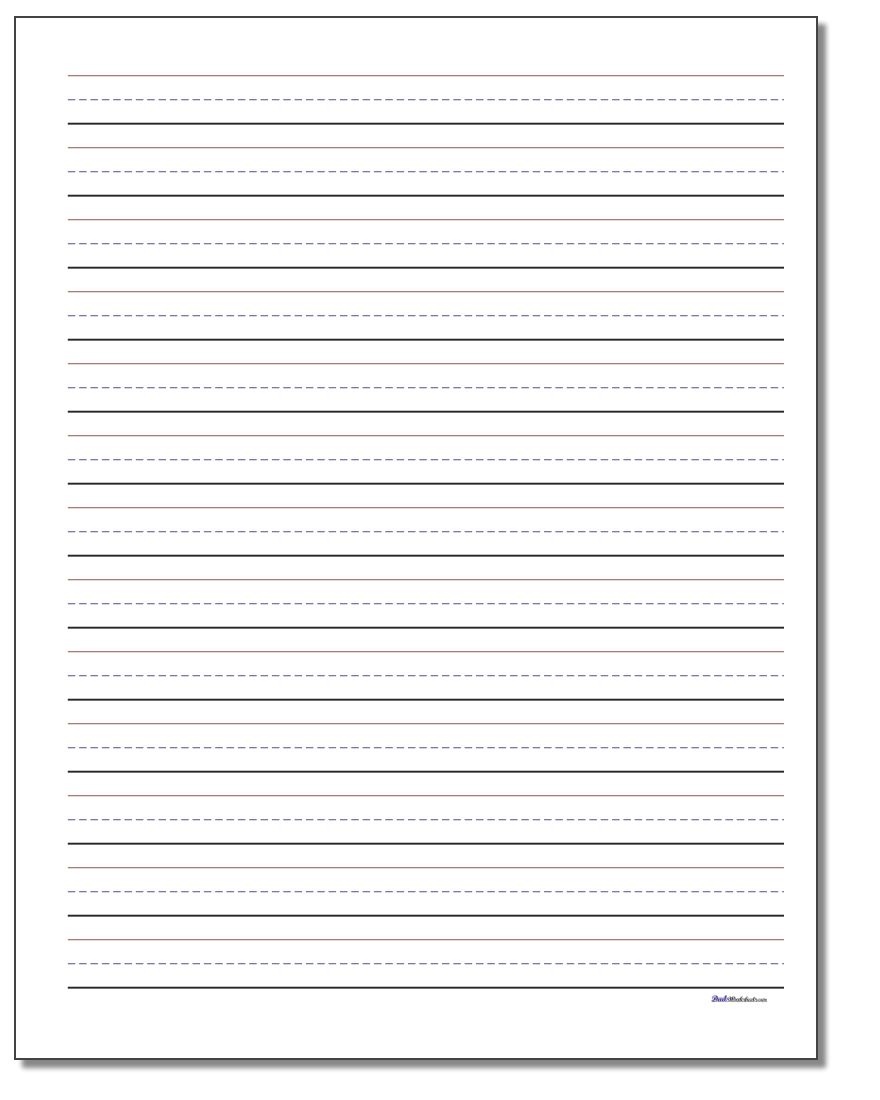 Free Printable Handwriting Paper For First Grade Free Printable Free Printable Handwriting Paper For First Grade Free Printable