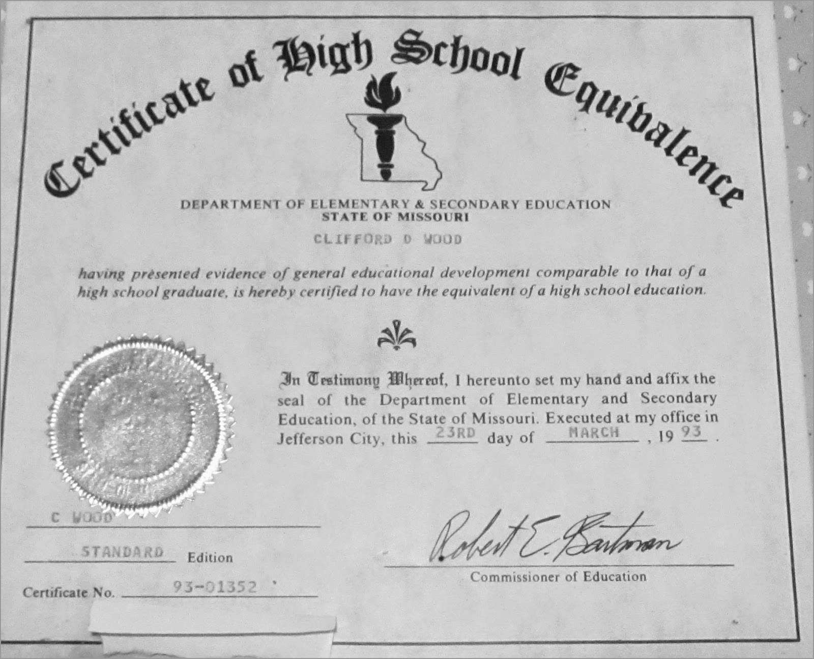 Printable Fake Ged Certificate For Free Free Printable