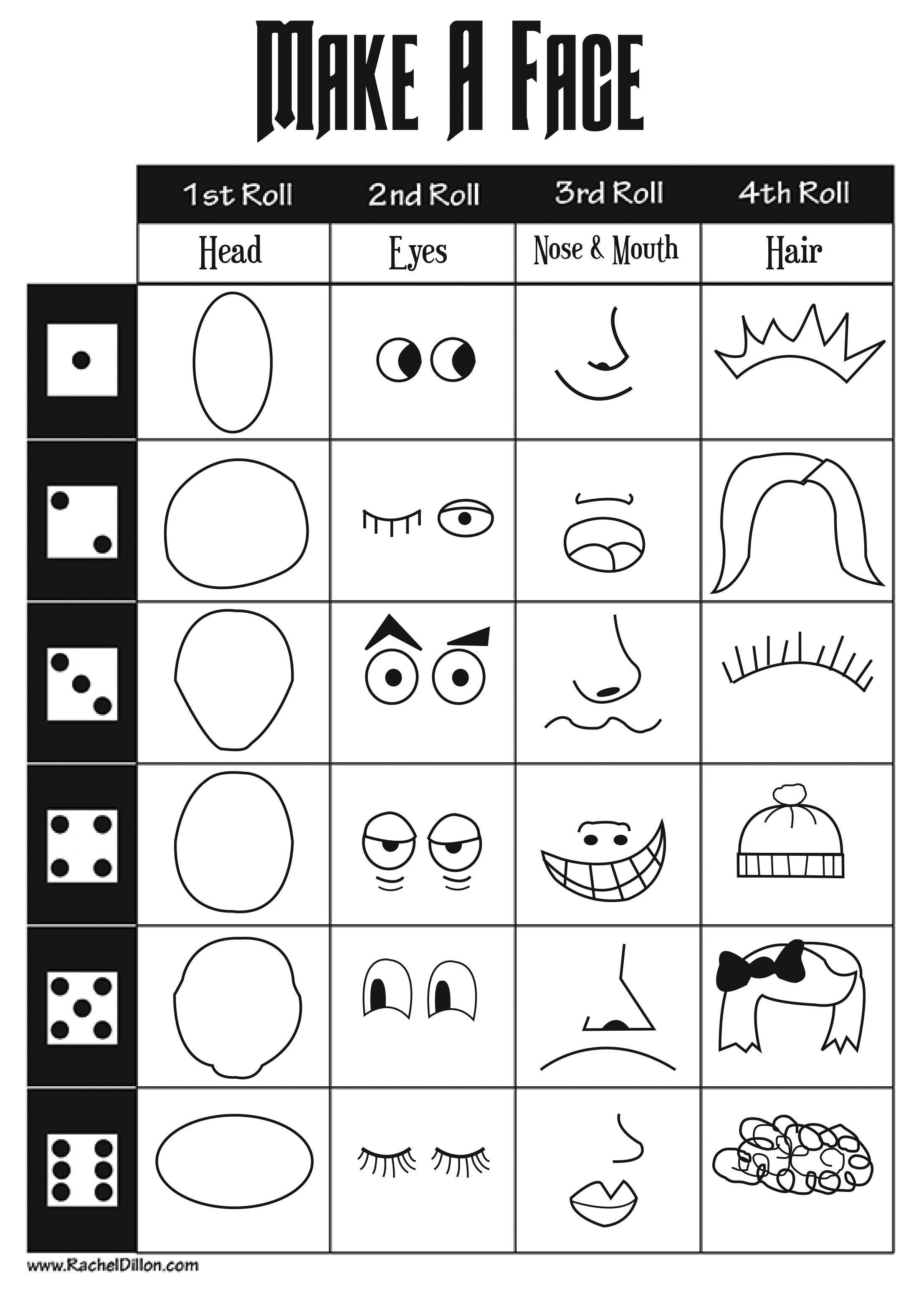 Draw A Monster With Dice Worksheet Free Esl Printable Worksheets 