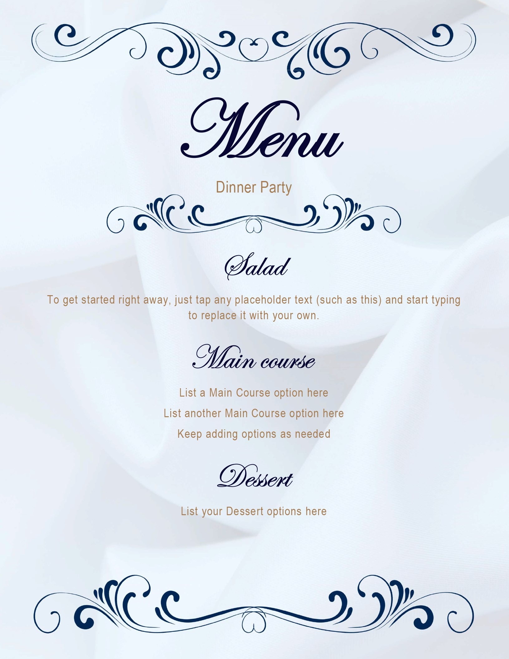 Menus Office Free Online Printable Menu Maker Free Printable