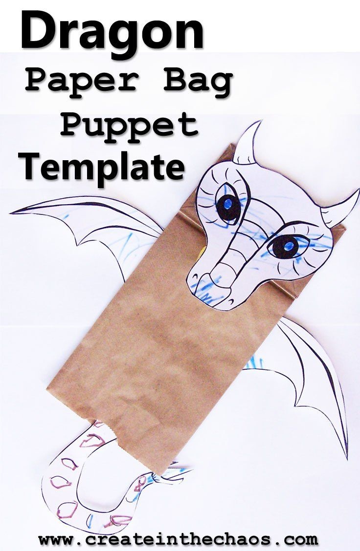 Free Printable Paper Bag Puppet Templates Free Printable