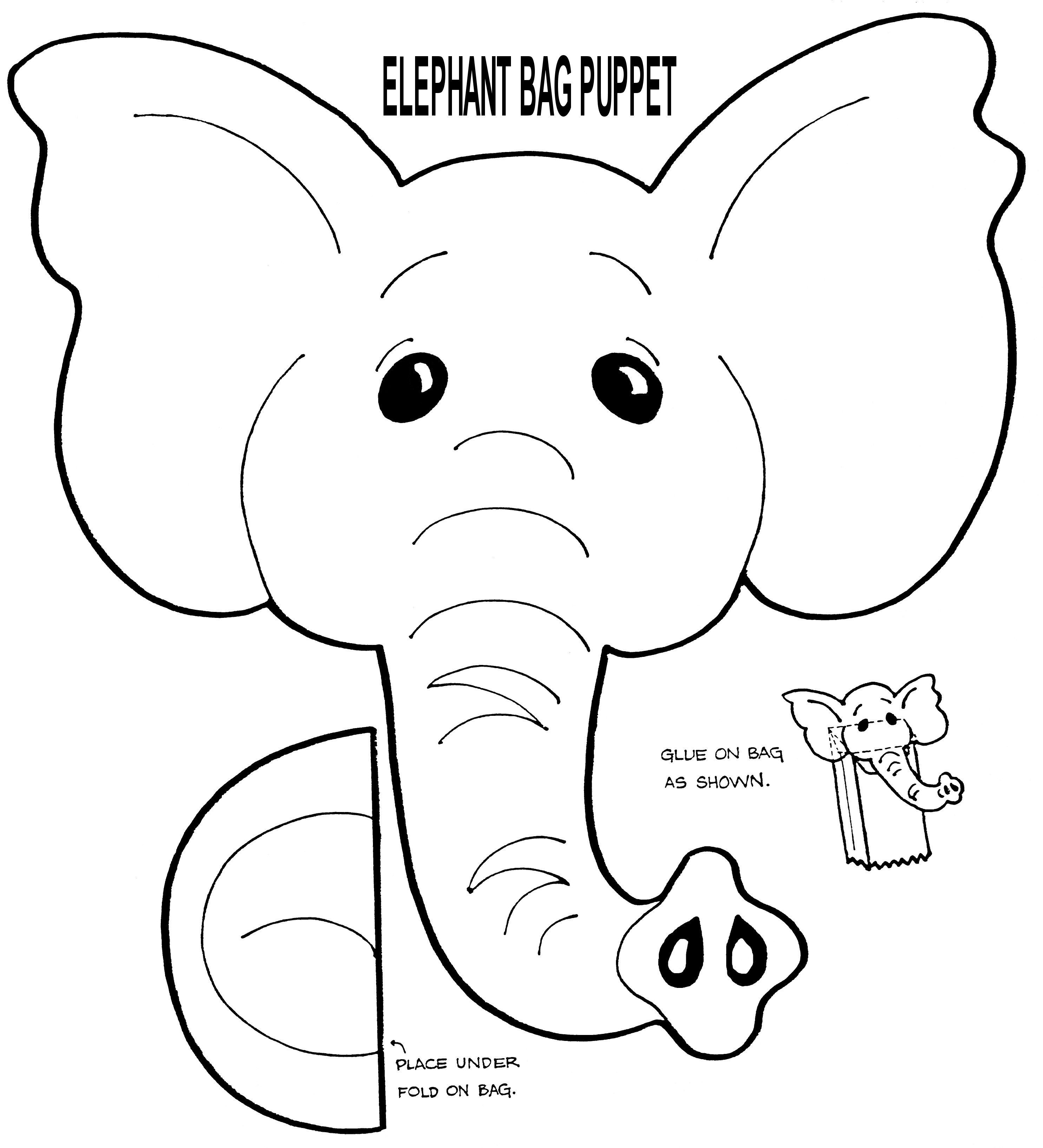Free Paper Bag Puppet Printables Get What You Need For Free