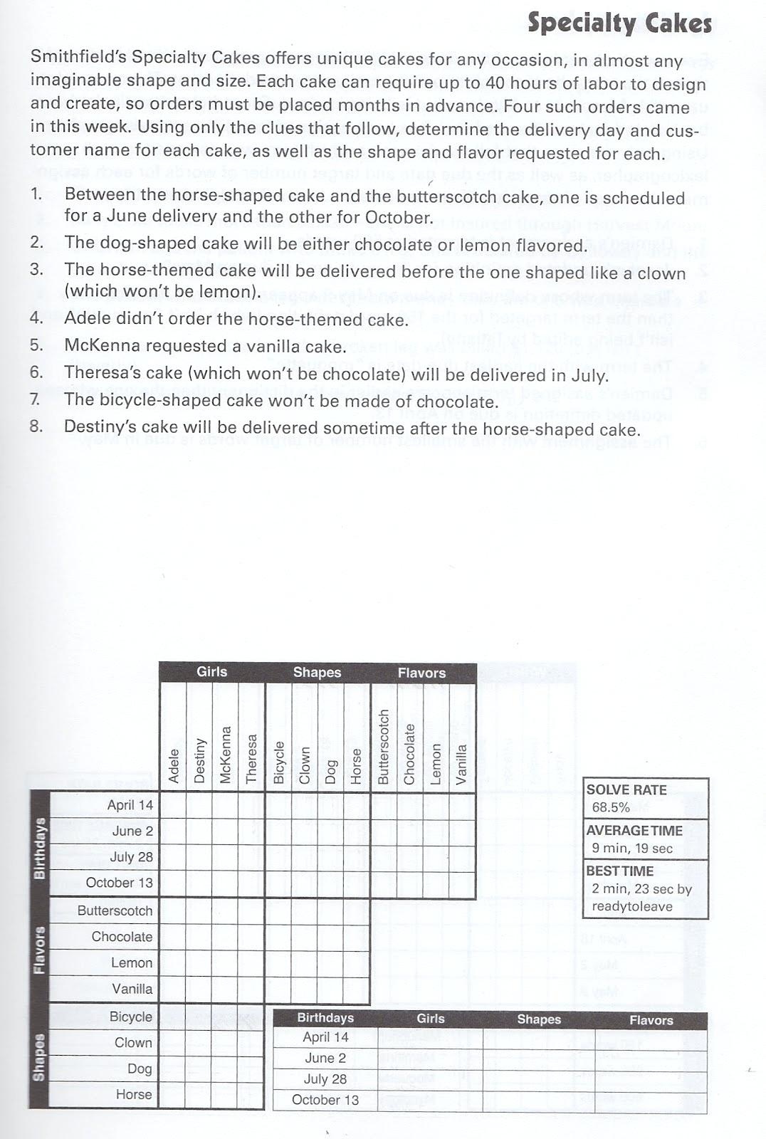 Free Printable Logic Puzzles For Middle School Free Printable