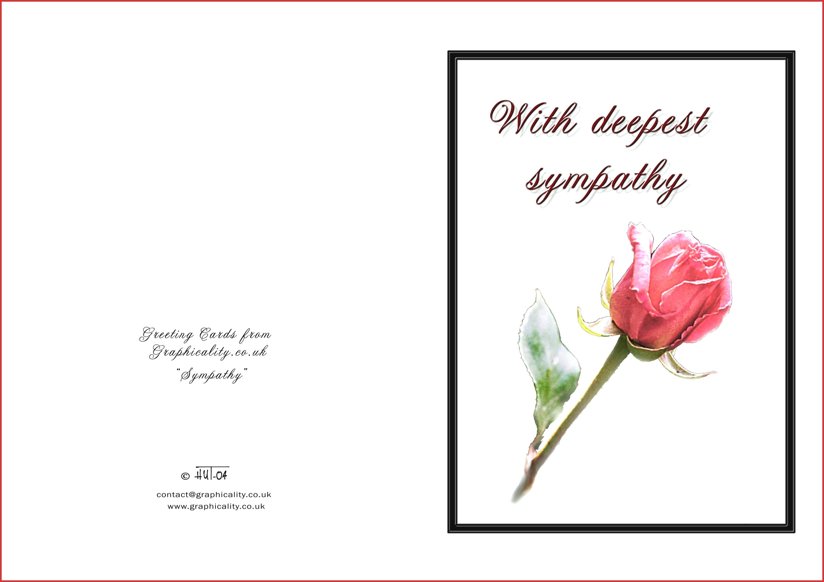 Printable Condolence Cards Printable World Holiday