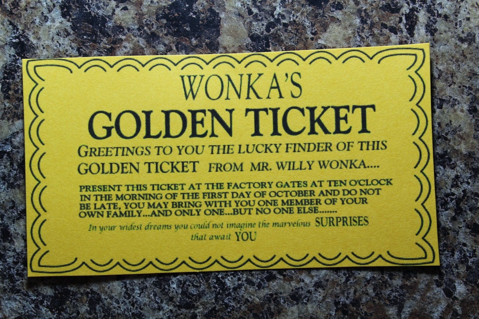Printable Wonka Bar Wrapper Horblink